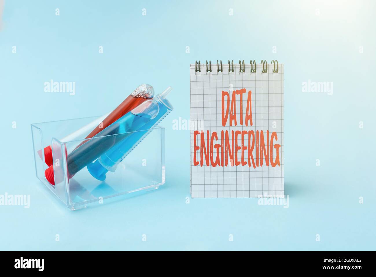Text showing inspiration Data Engineering. Word Written on data science that focuses on ...