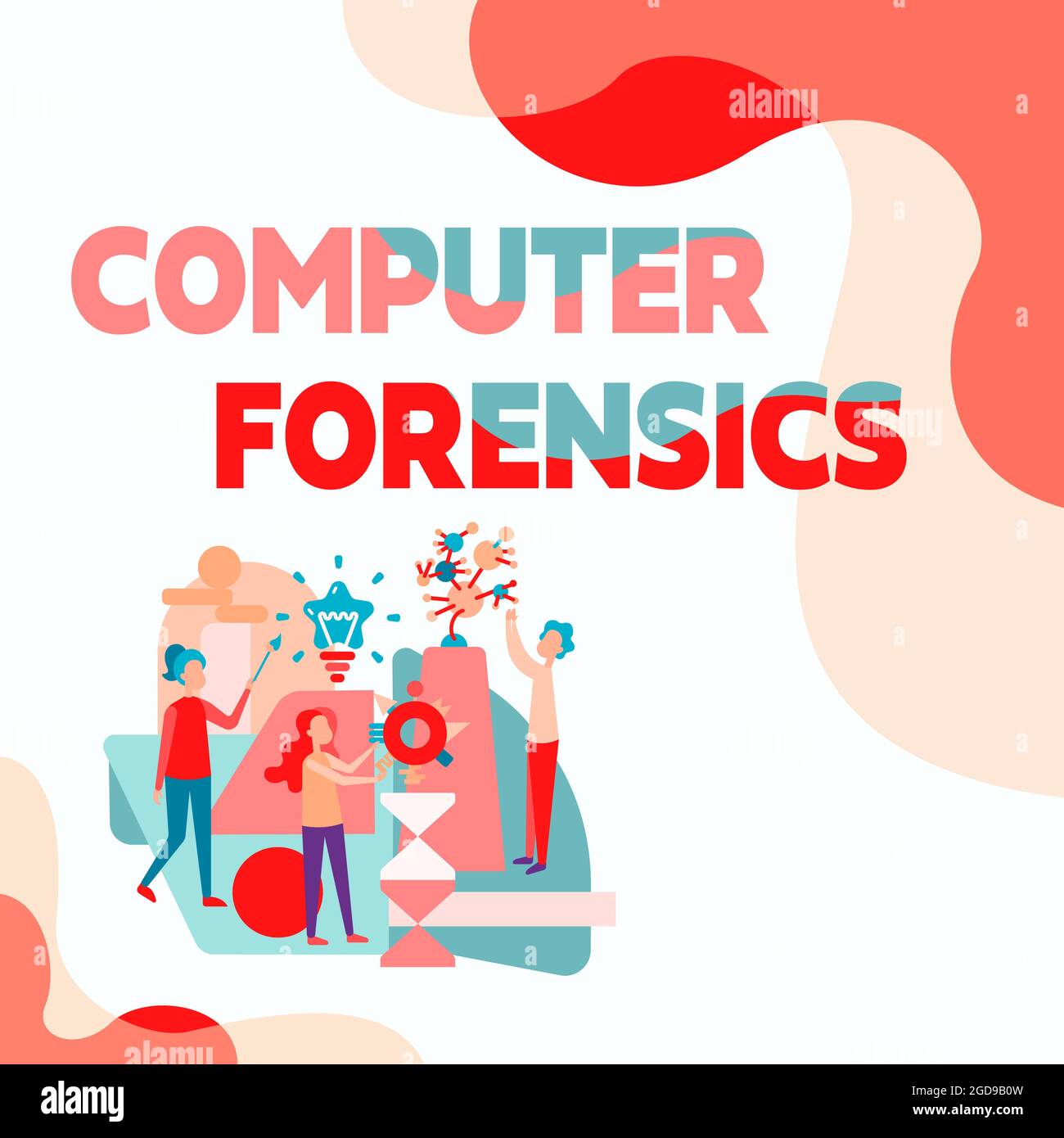 Inspiration showing sign Computer Forensics. Business approach the ...