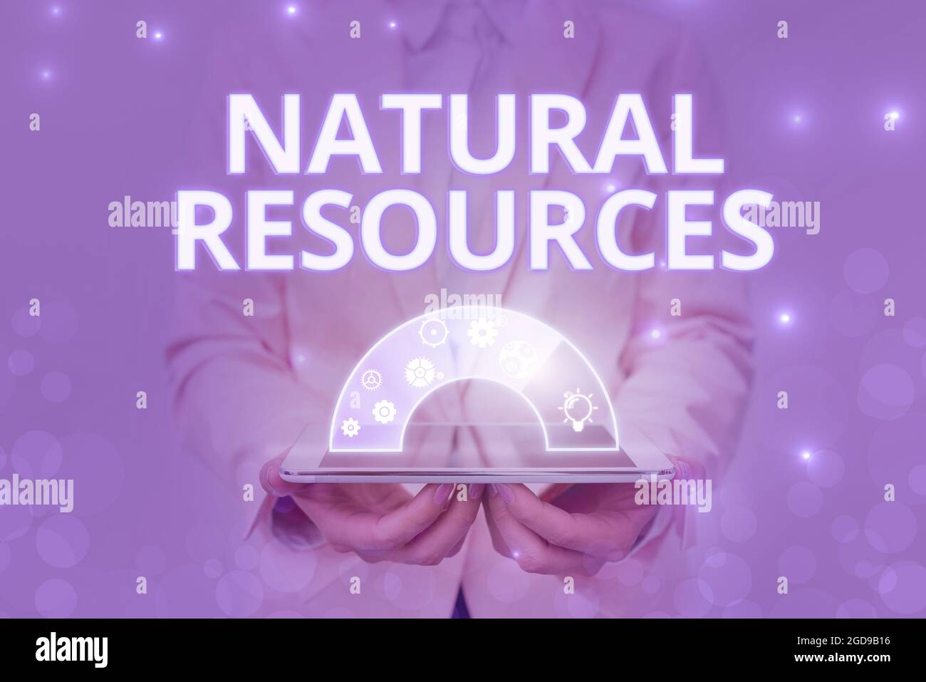 Inspiration showing sign Natural Resources. Business approach materials ...