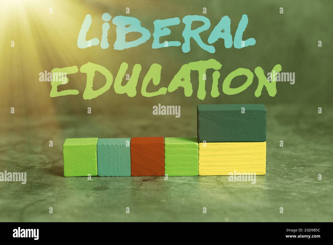 Handwriting text Liberal Education. Word Written on education suitable for the cultivation of ...