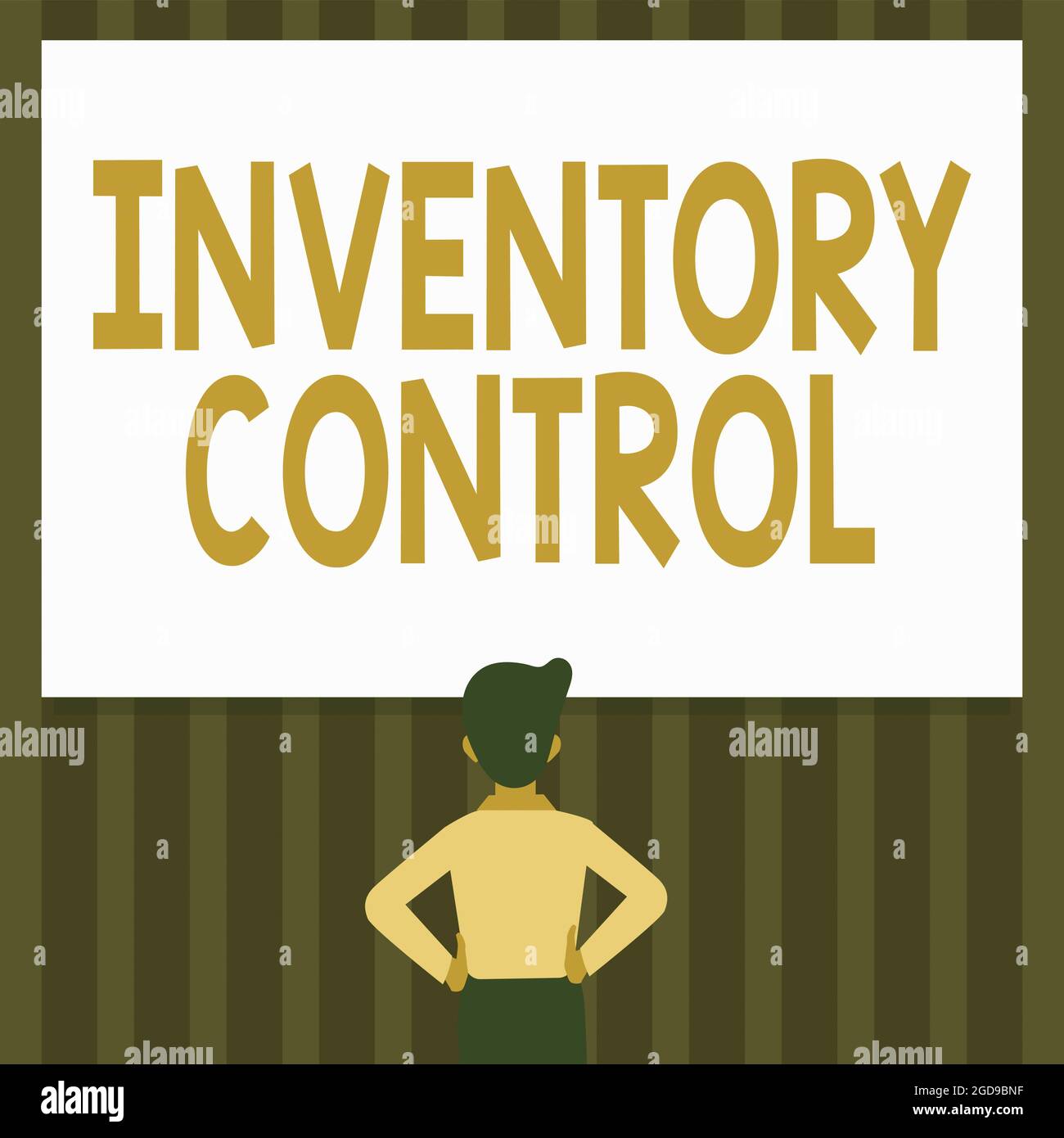 Text showing inspiration Inventory Control. Business showcase ...