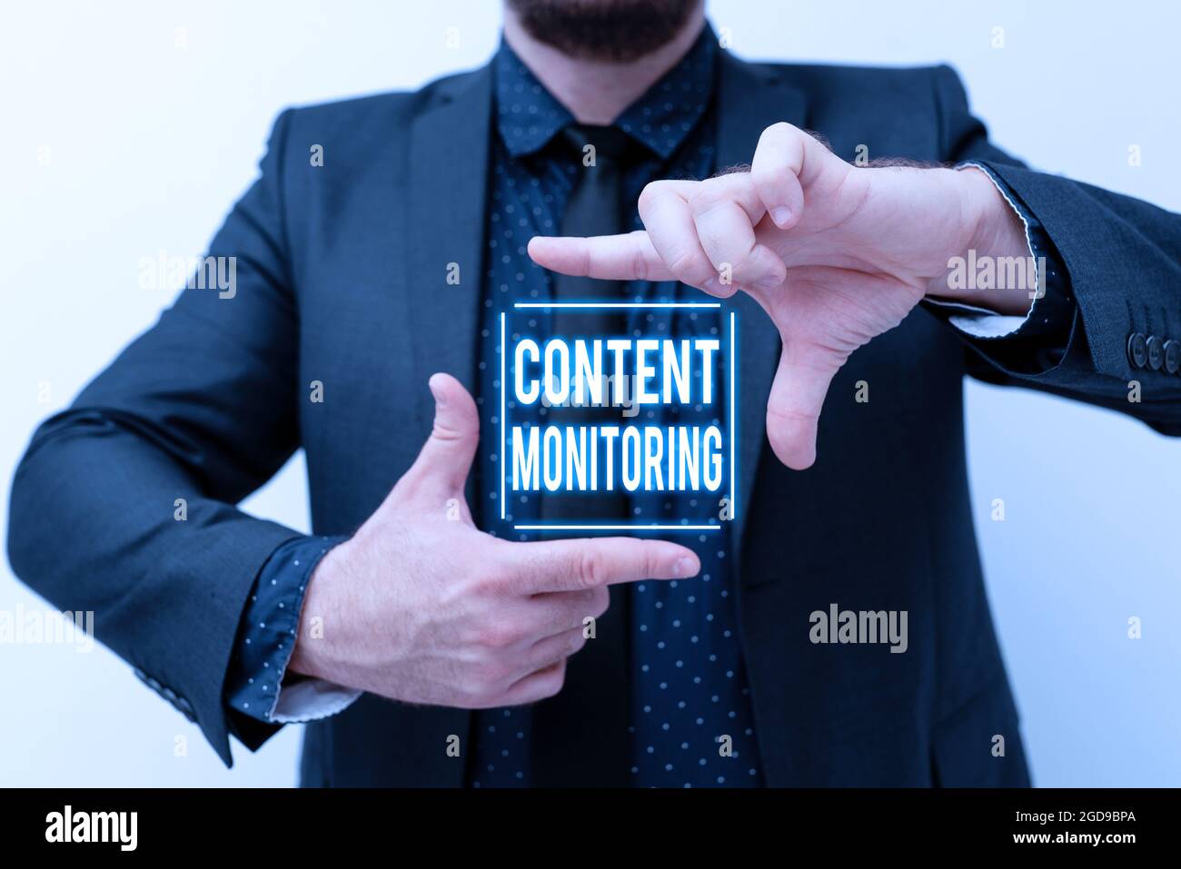 Text sign showing Content Monitoring. Word for a tool to identify ...
