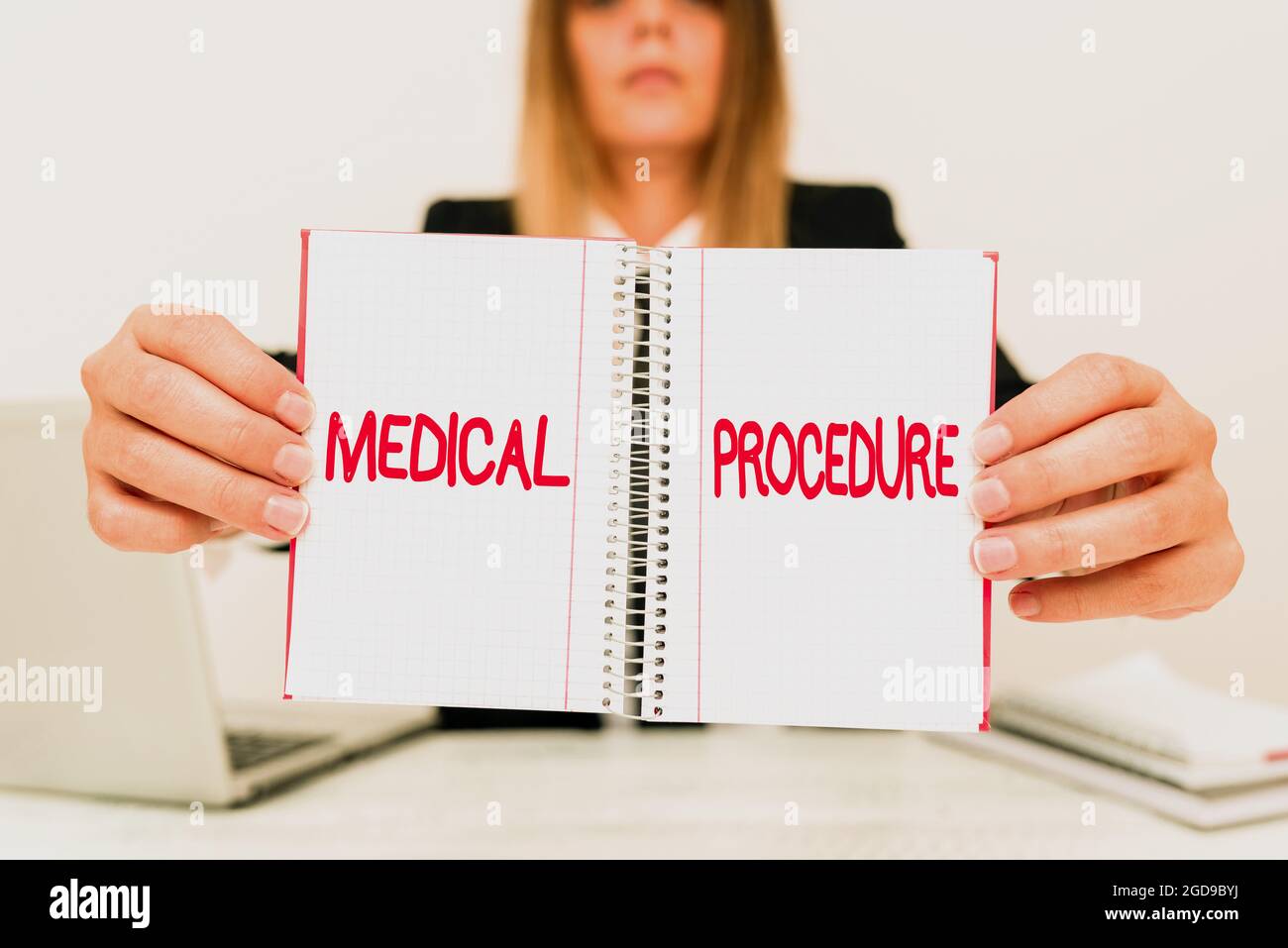 Sign displaying Medical Procedure. Word for a procedure employed by ...