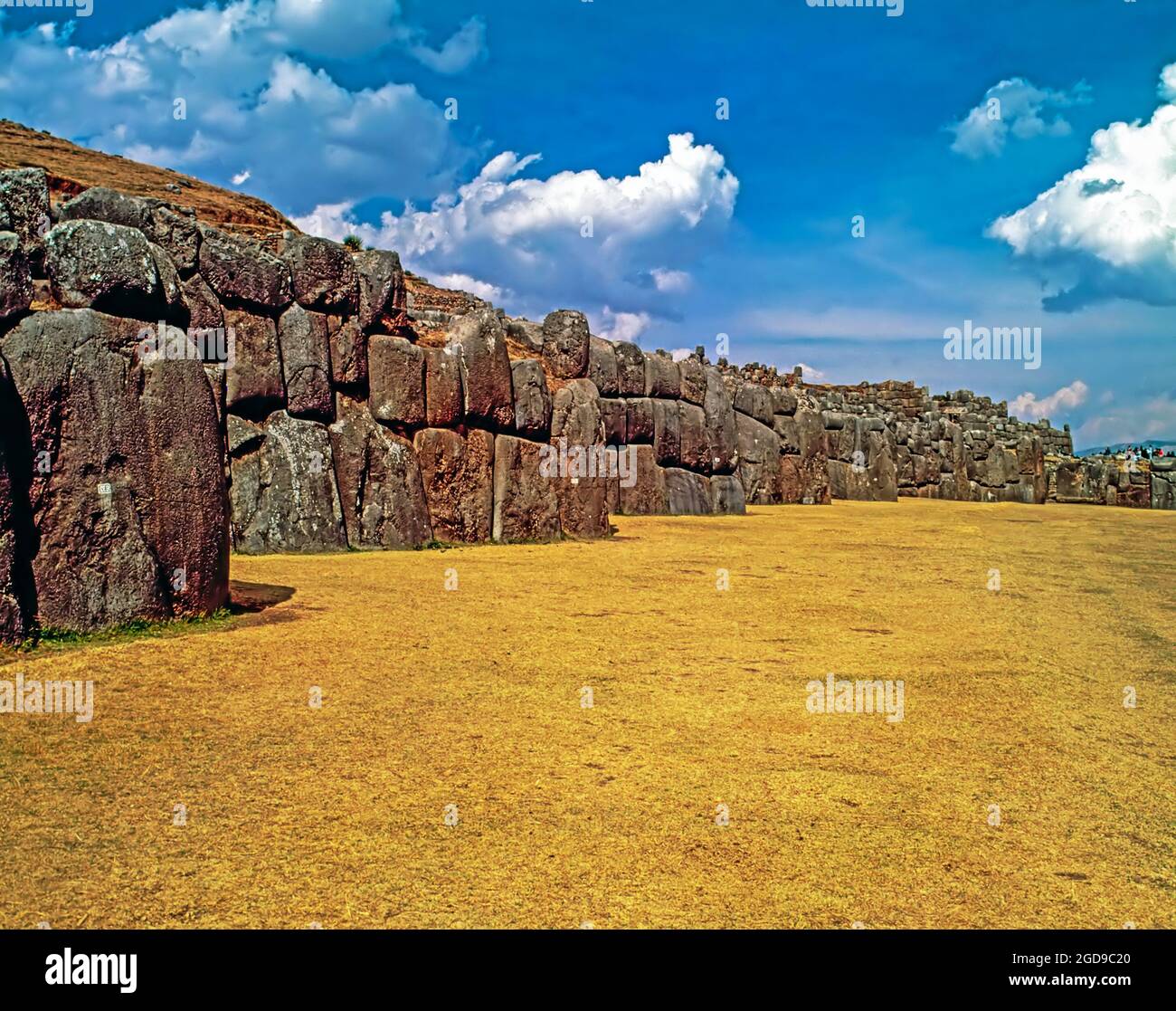 Inca Ruins Sacsayhuaman in Peru Stock Photo - Alamy