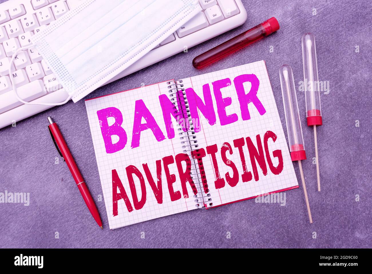 Sign displaying Banner Advertising. Business concept advertisement that ...
