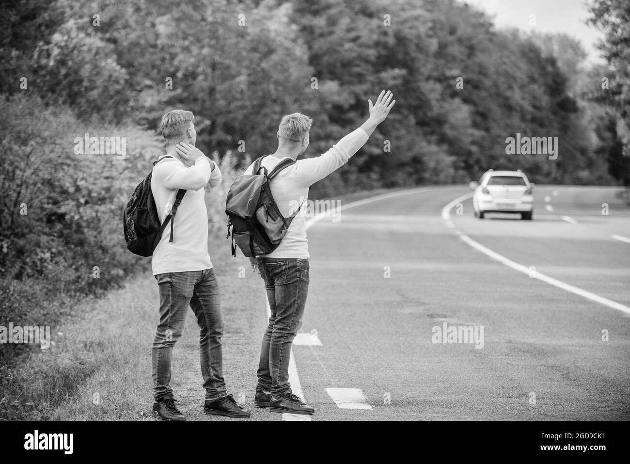 Missed the bus hi-res stock photography and images - Alamy