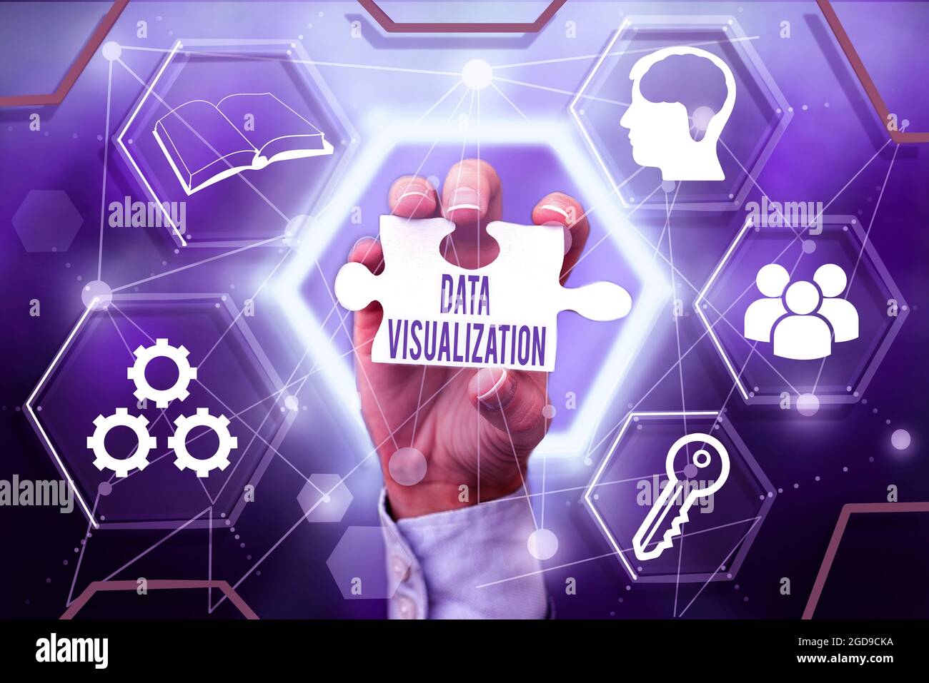 Text sign showing Data Visualization. Business concept representation ...