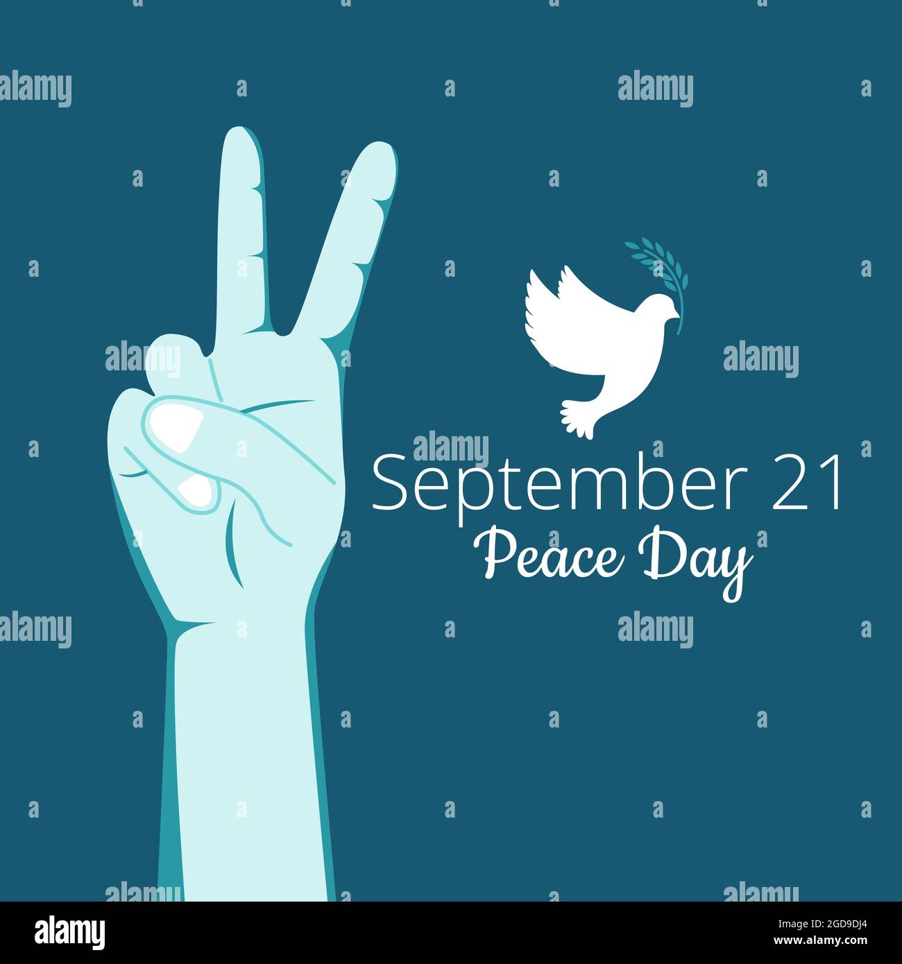 Two finger salute Stock Vector Images - Alamy