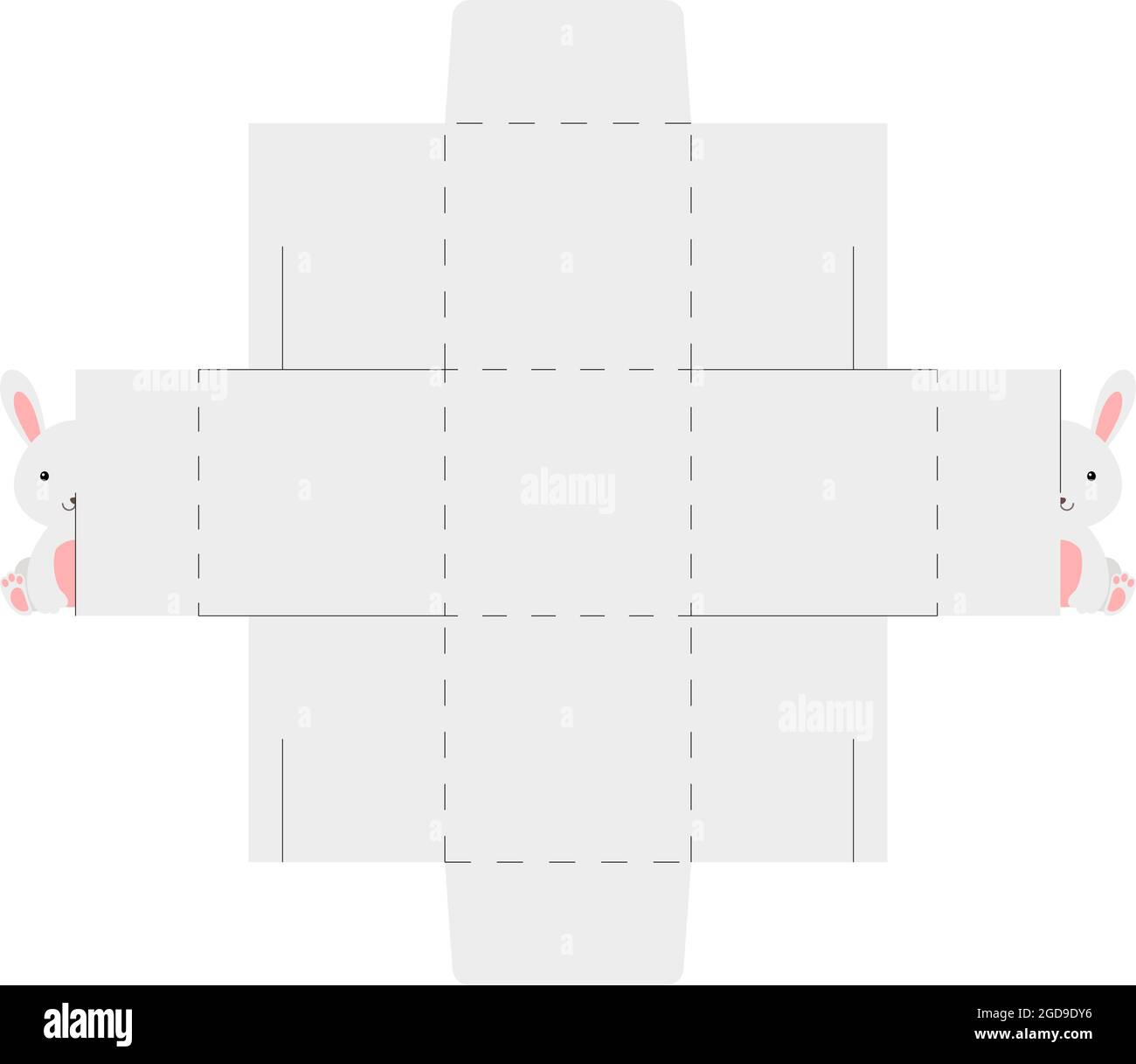 Rabbit printable craft hi-res stock photography and images - Alamy