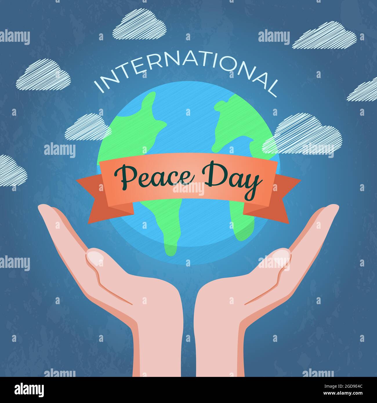Hands support the planet earth, take care Stock Vector Image & Art - Alamy