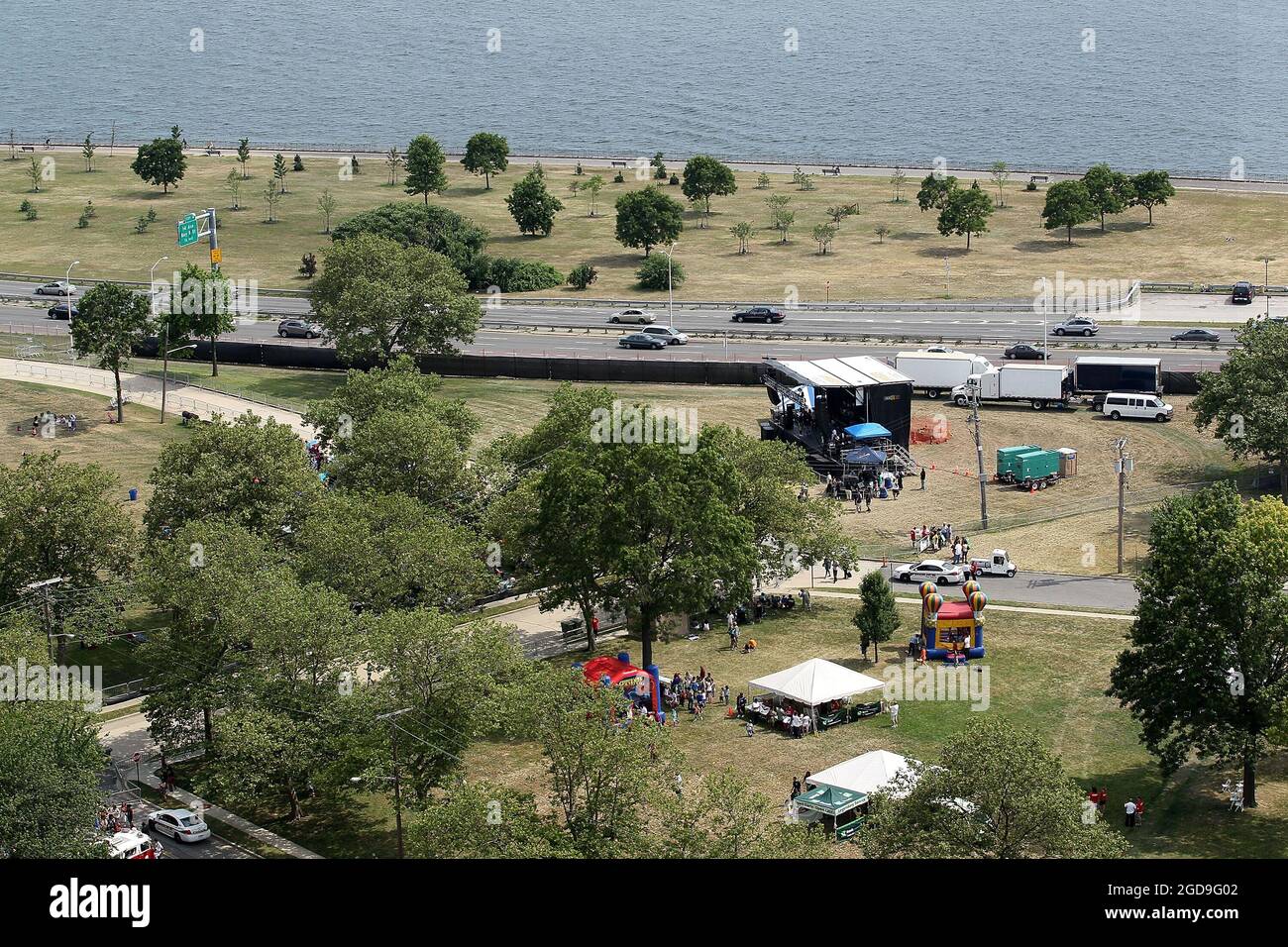 Brooklyn, NY, USA. 2 July, 2011. Atmosphere at the Fort Hamilton ...