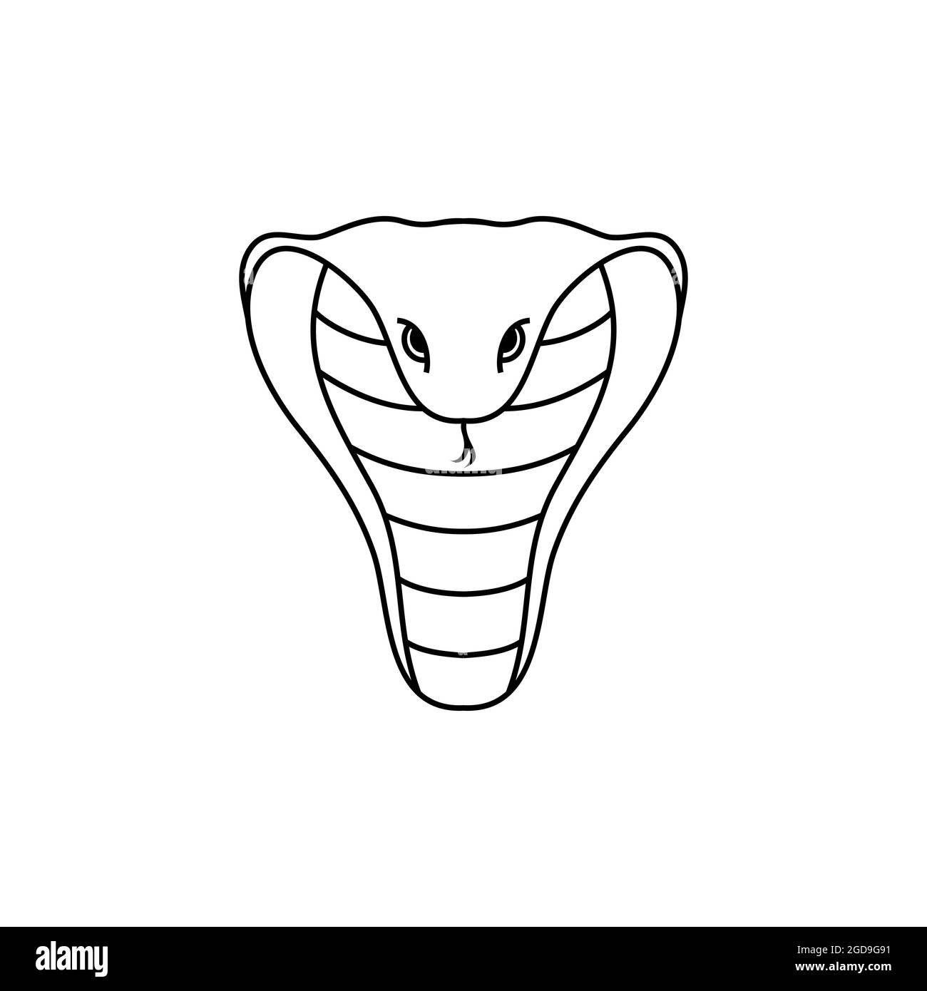 Cobra Snake Outline
