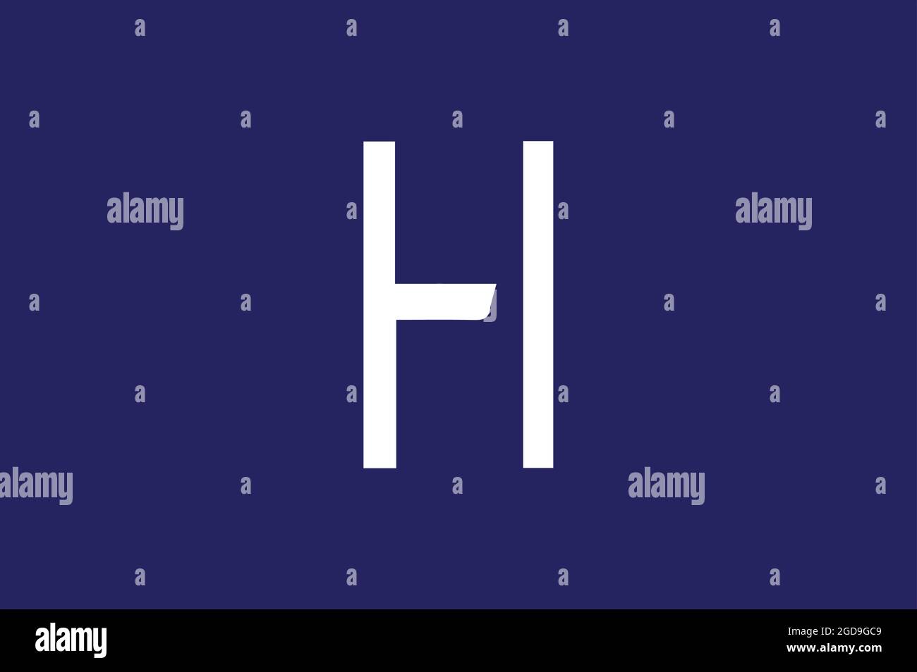 Alphabetic logo hi-res stock photography and images - Alamy