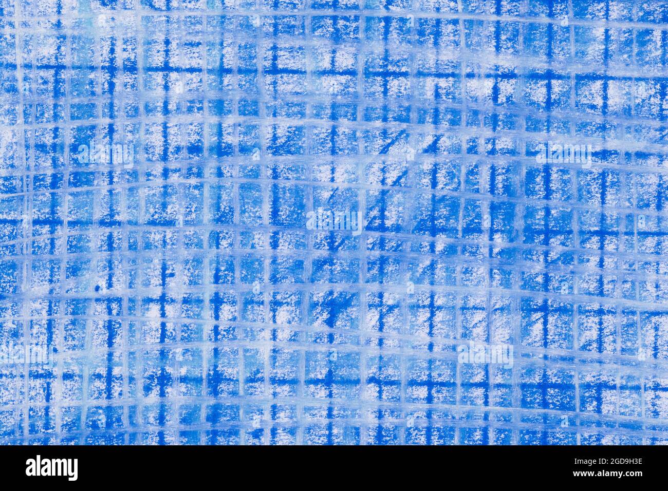abstract checkered blue crayon background texture Stock Photo - Alamy