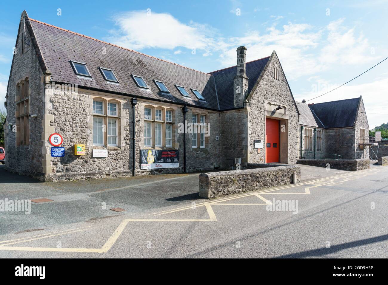 Beaumaris fire Station in Anglesey Wales a retained duty system (RDS ...