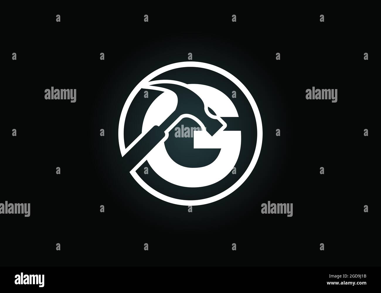 Letter g roof logo Stock Vector Images - Alamy