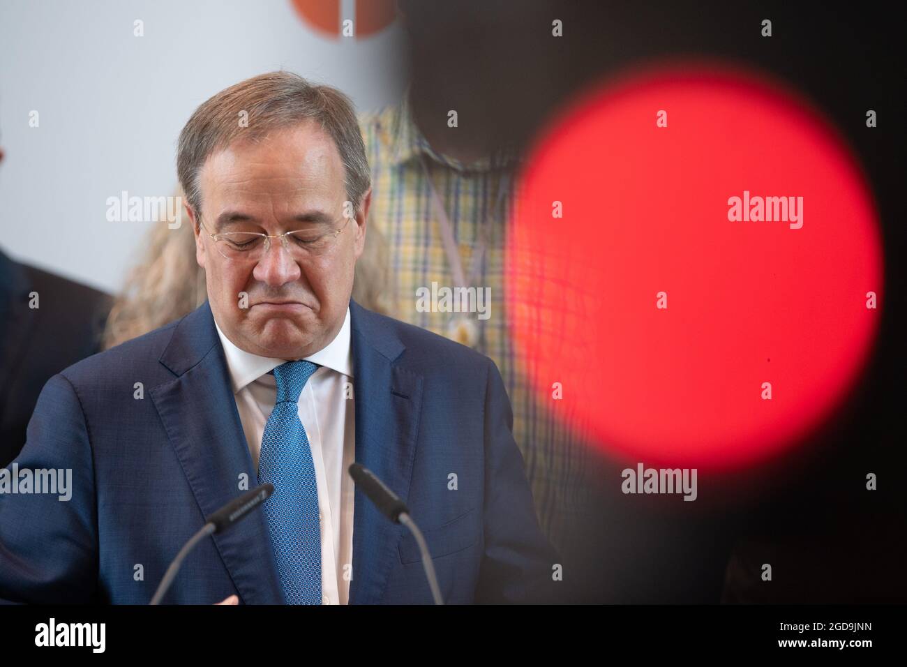 Dresden, Germany. 12th Aug, 2021. Armin Laschet, CDU Federal Chairman ...