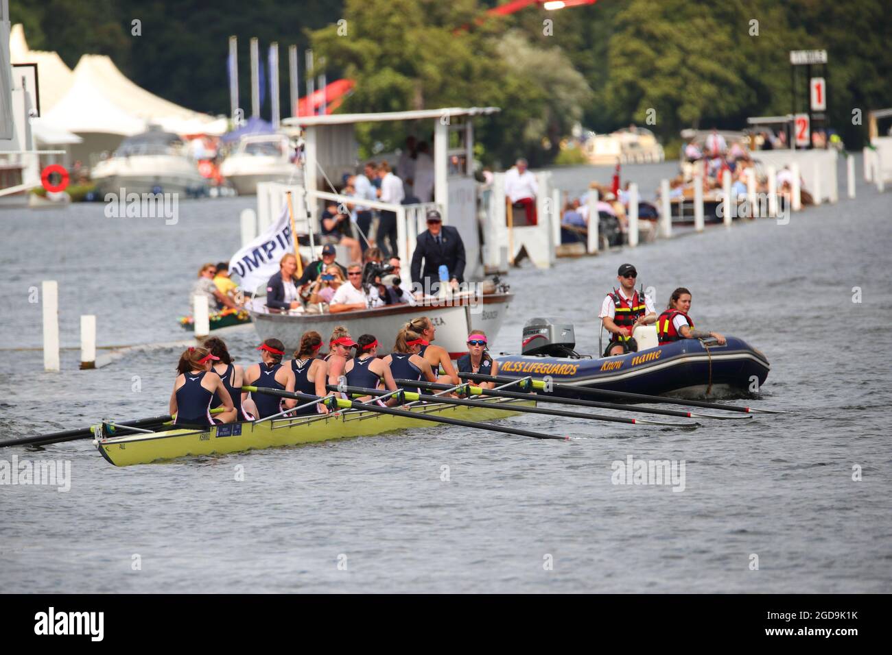 Competitors and visitors alike enjoy the sunshine on the first day of ...