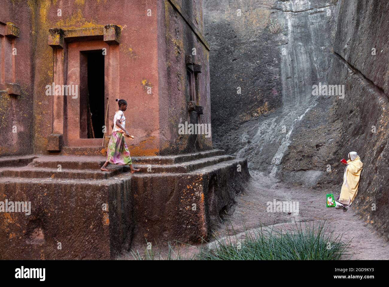 lalibela ancient rock-hewn monolithic churches landmark UNESCO heritage ...