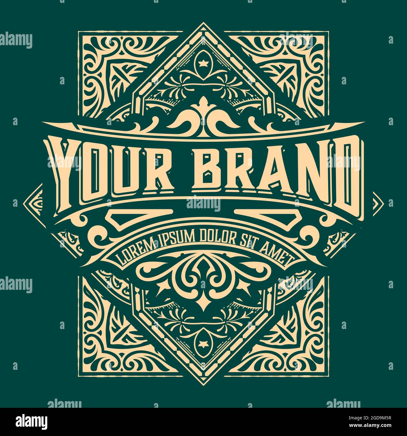 Western card with vintage style Stock Vector Image & Art - Alamy
