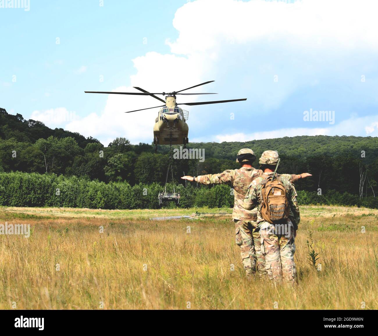 A Soldier from 1st Battalion, 109th Infantry Regiment, 2nd Infantry ...