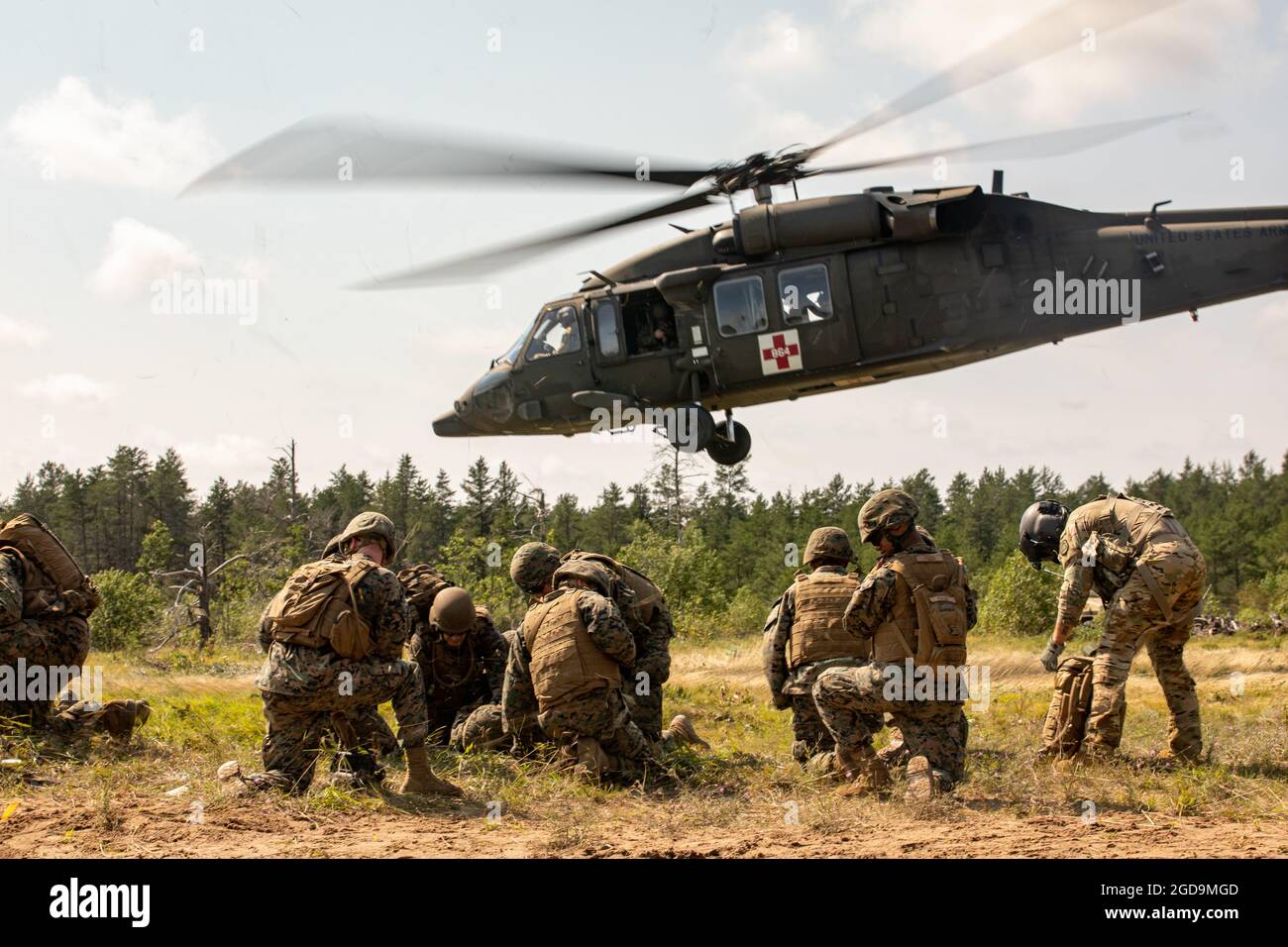 Marines with Combat Logistics Battalion (CLB) 451, 4th Marine Logistics ...