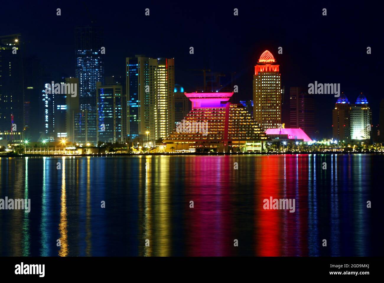 Doha Skyline / QATAR Stock Photo - Alamy