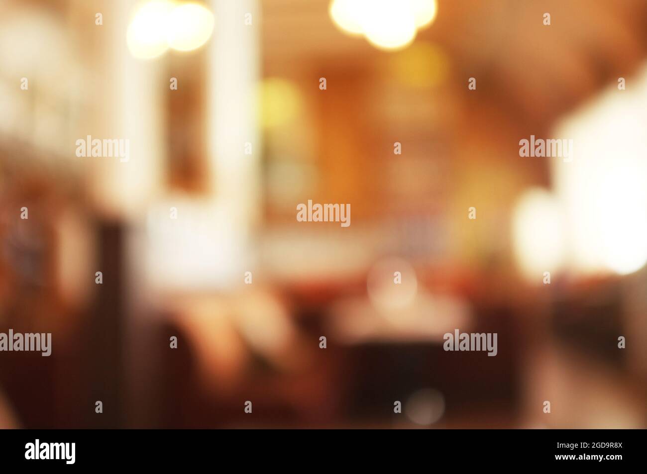 Interior of cafe, blur background Stock Photo - Alamy