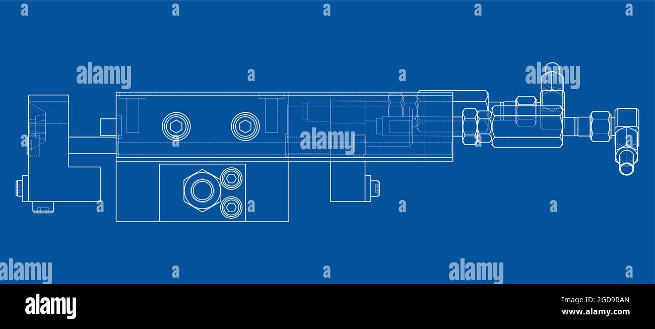 Abstract industry object concept. Vector Stock Vector Image & Art - Alamy