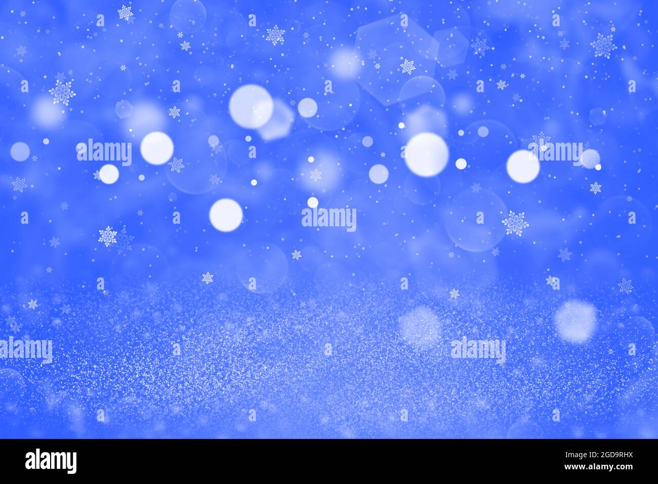 blue nice sparkling abstract background glitter lights with falling ...