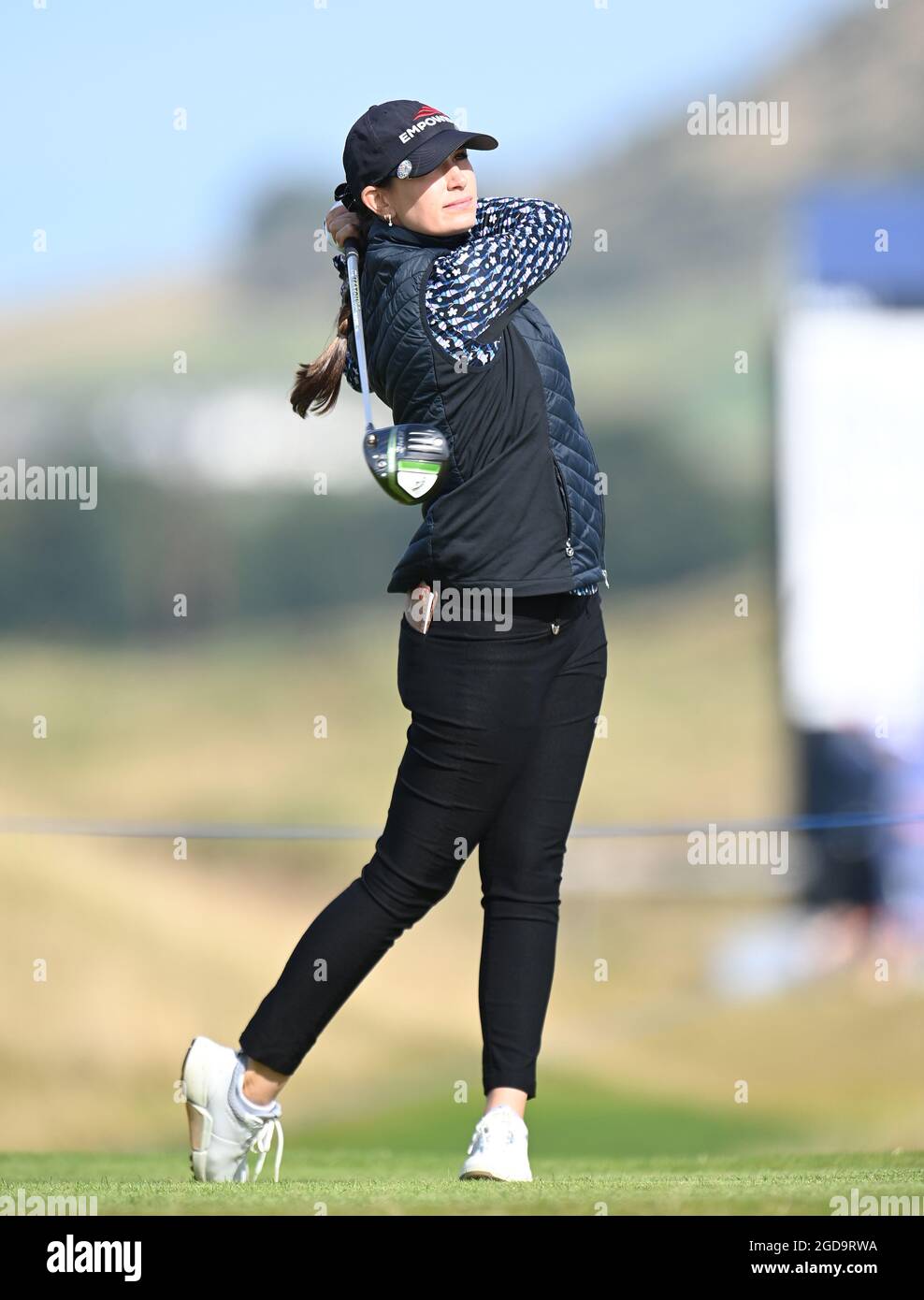 USA's Cheyenne Knight on the 10th tee during day one of the Trust Golf ...