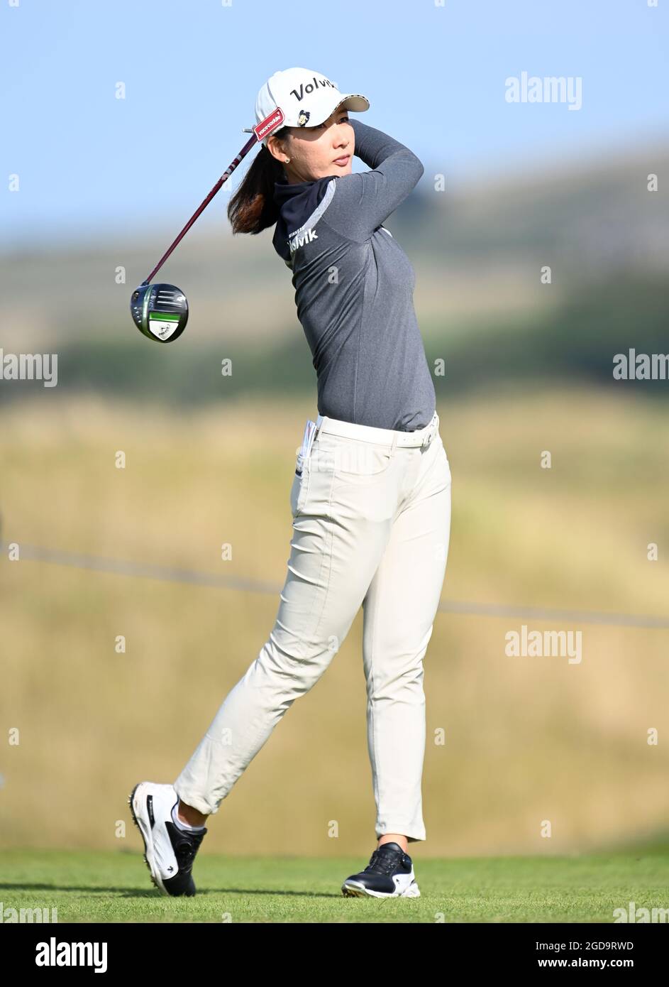 USA's Chella Choi on the 10th tee during day one of the Trust Golf ...