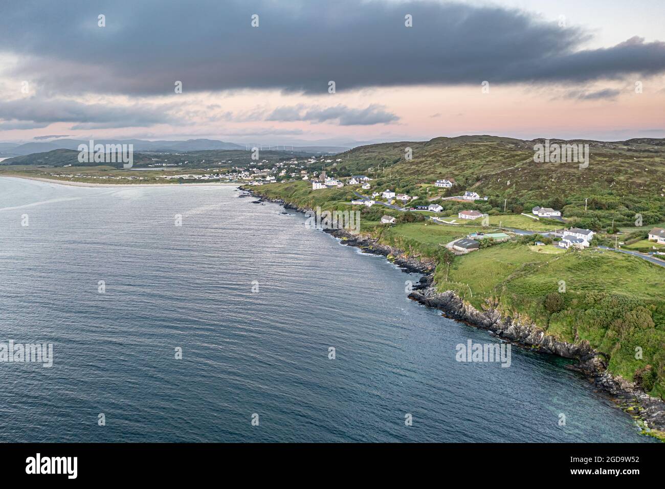 Sunset at Portnoo in County Donegal - Ireland Stock Photo - Alamy