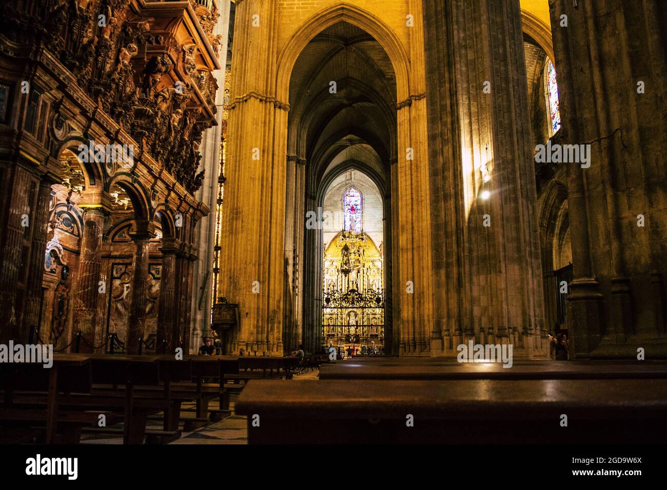 Seville Spain August 10, 2021 Inside the Saint Metropolitan and ...