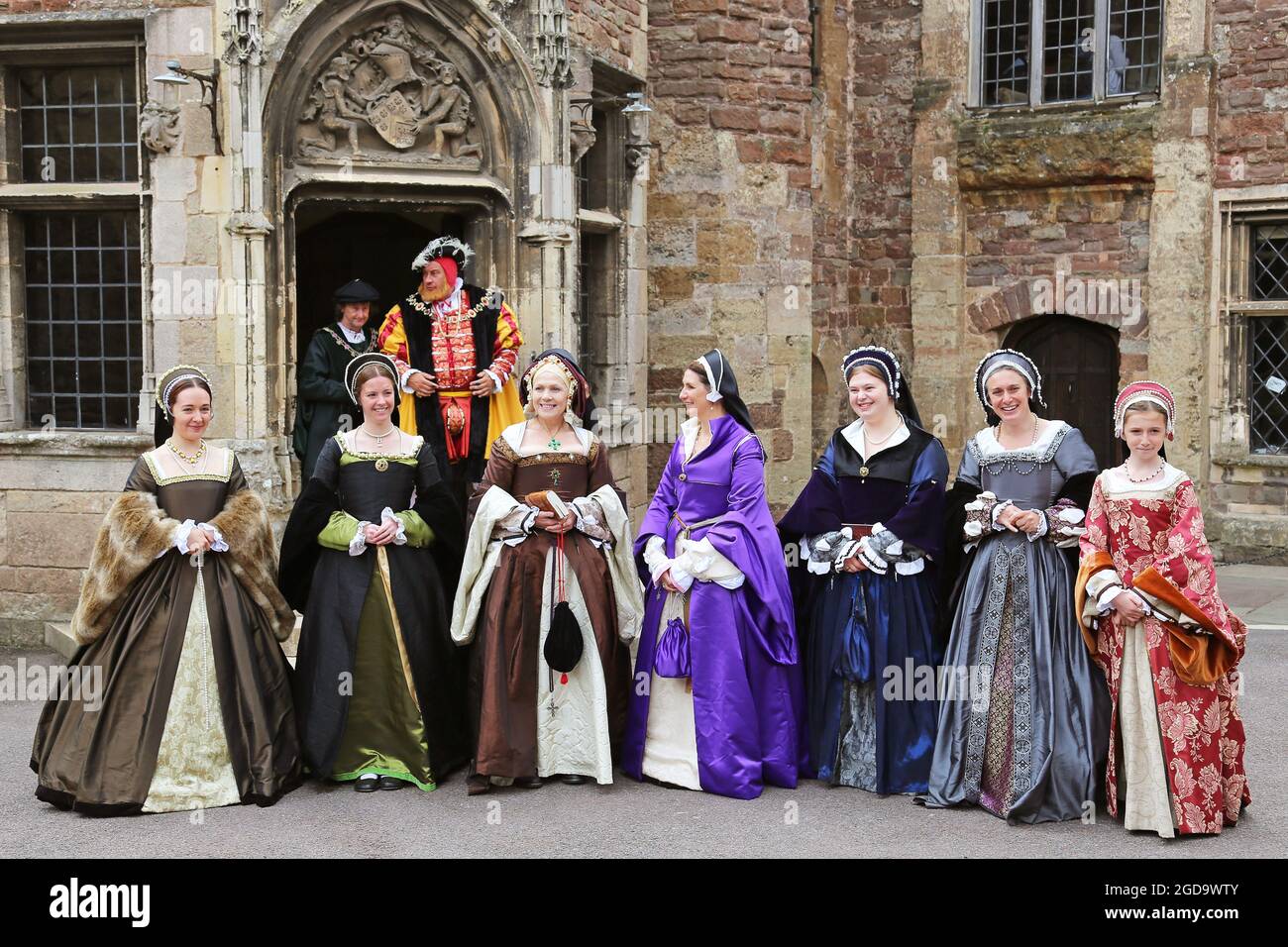 Henry and his six wives. Past-Times Living History present 'An Audience ...