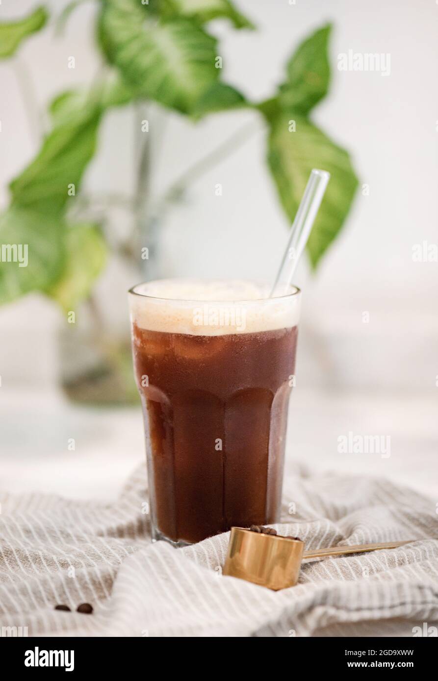 Iced americano hi-res stock photography and images - Alamy