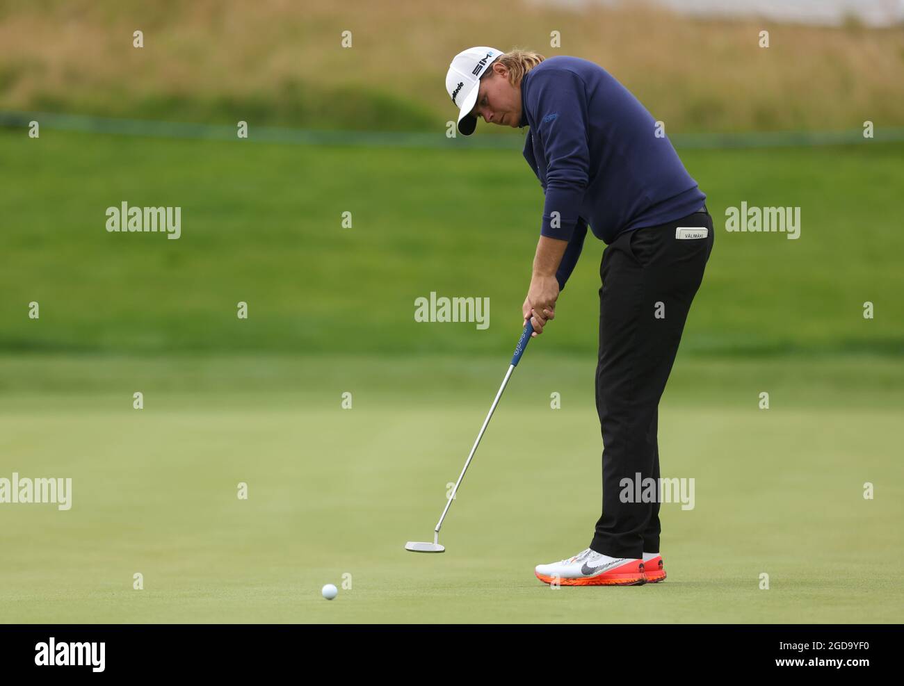 Finland's Sami Valimaki on the 2nd green during day one of the Cazoo ...