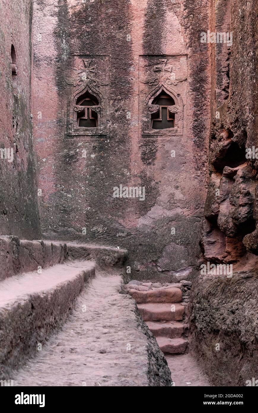 lalibela ancient rock-hewn monolithic churches landmark UNESCO heritage ...