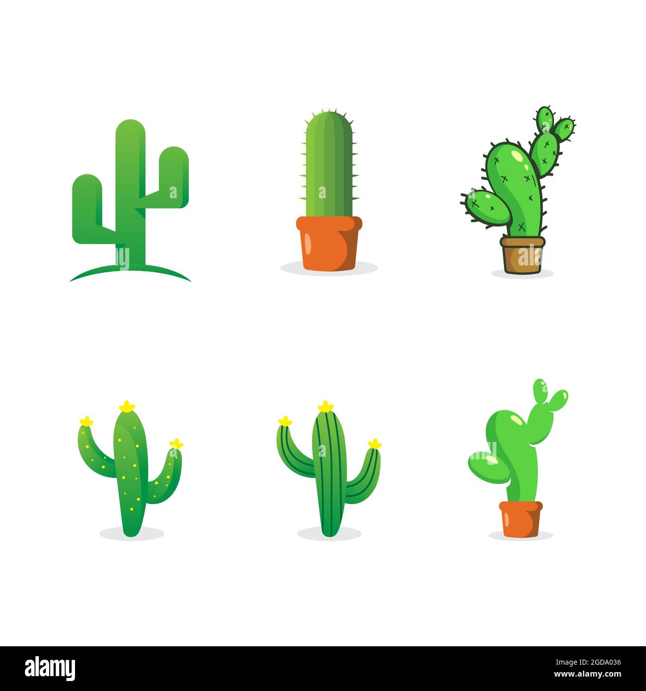 Cactus Icon design template vector illustration Stock Vector Image ...