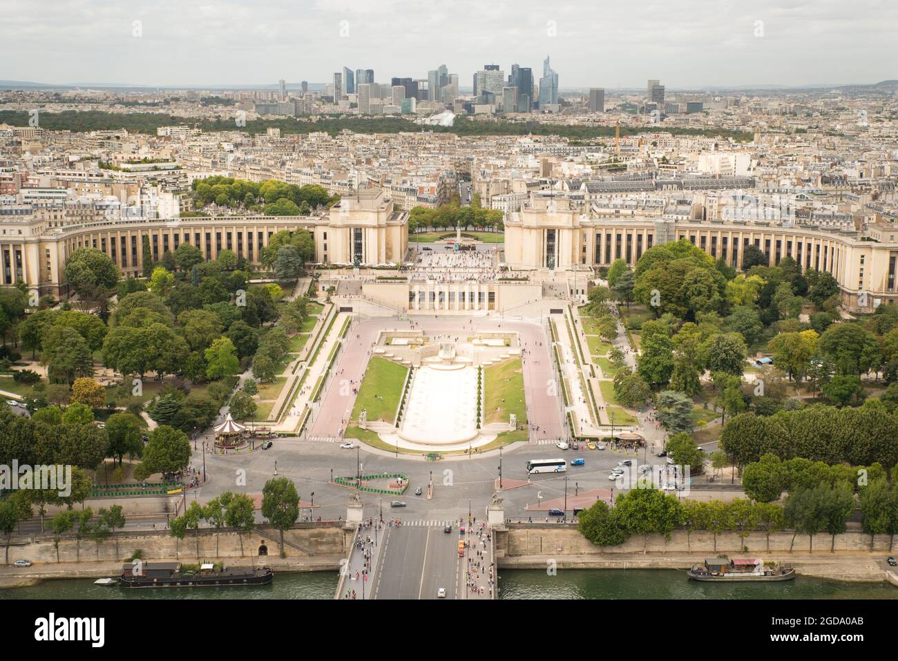 Paris, view from the Eiffel Tower Stock Photo - Alamy