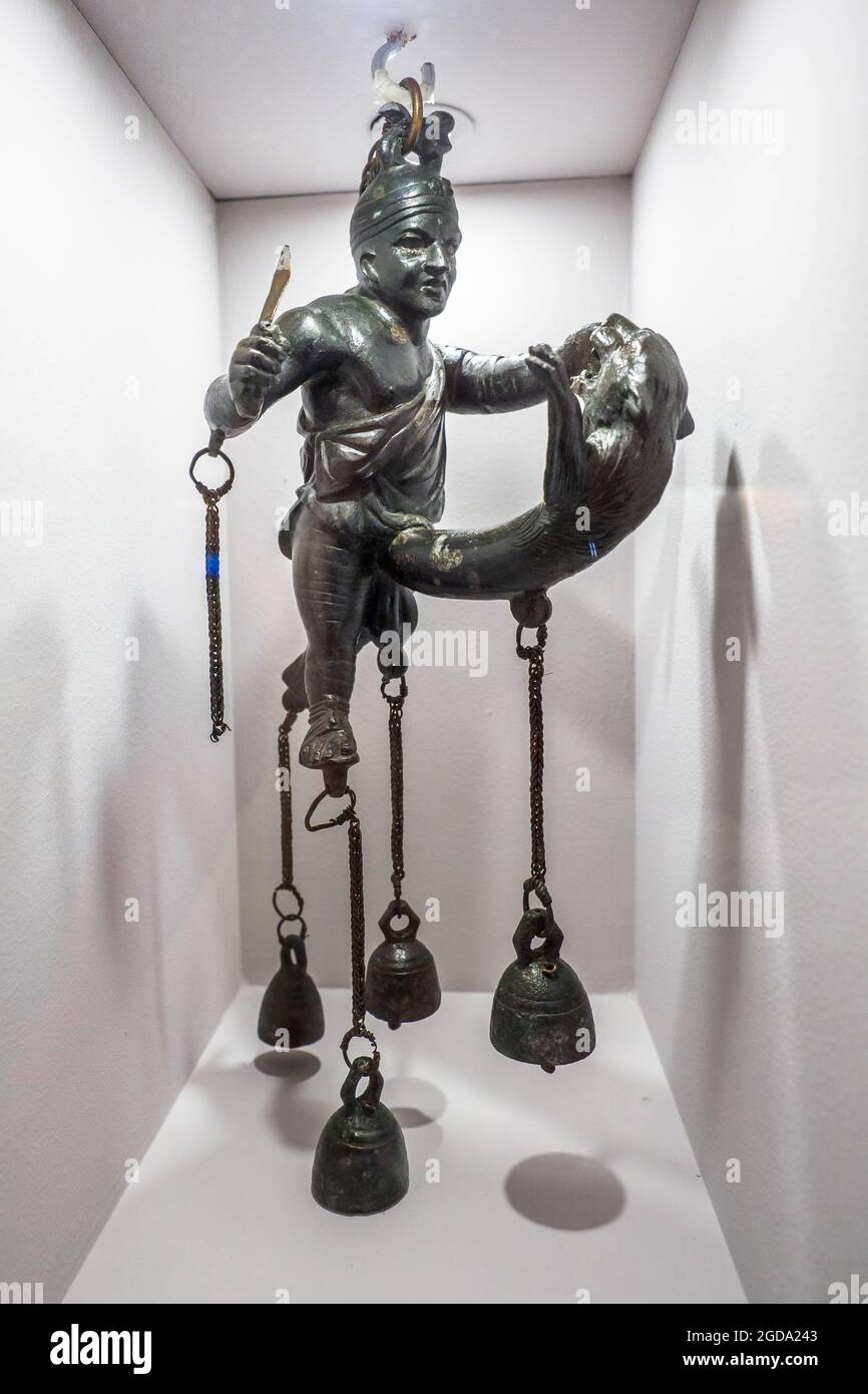 Gladiator fighting against his own phallus which has turned into a ...