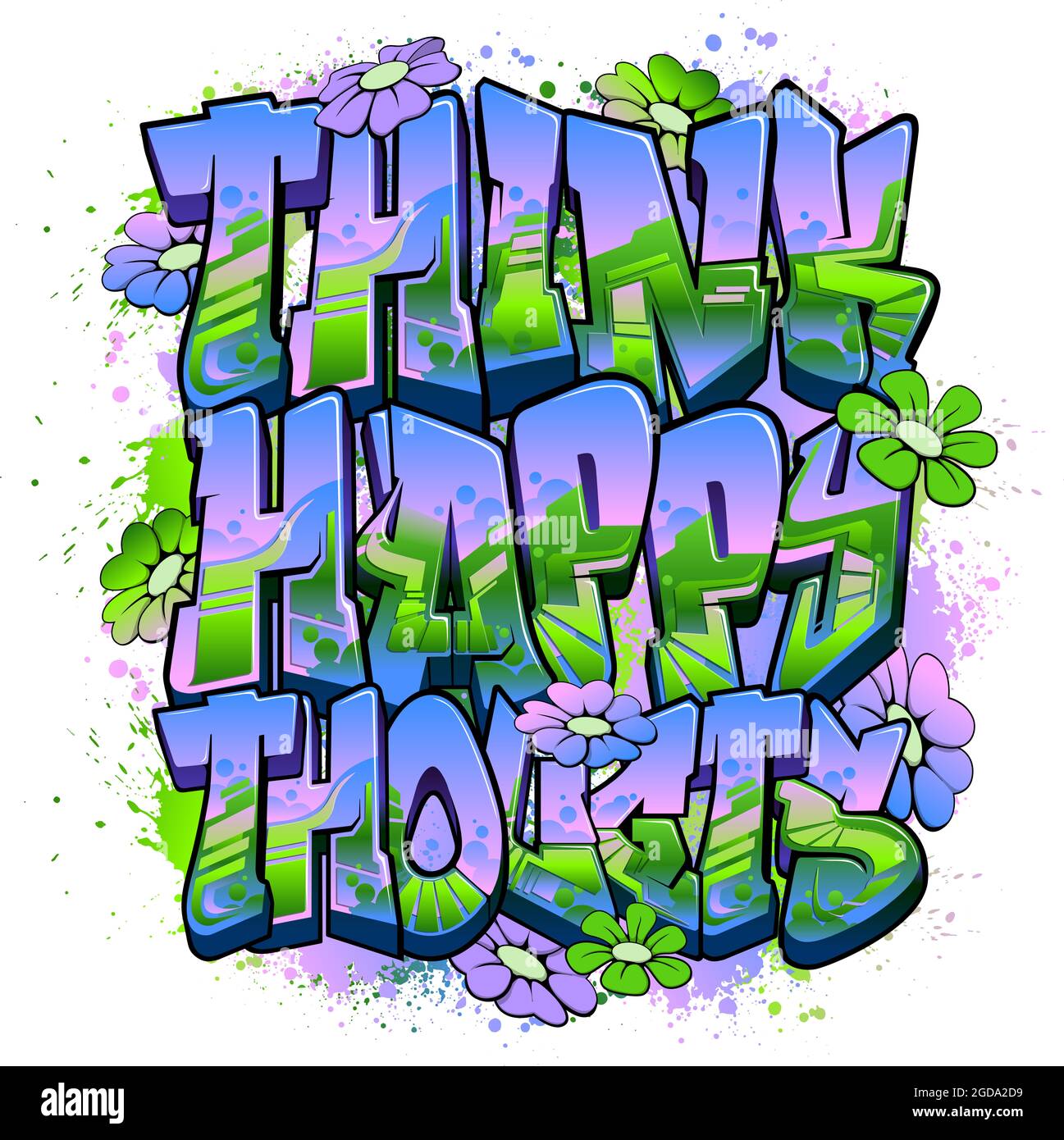 Graffiti Think High Resolution Stock Photography and Images - Alamy