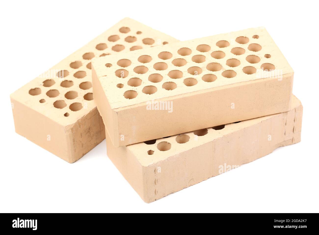 New bricks, isolated on white Stock Photo - Alamy