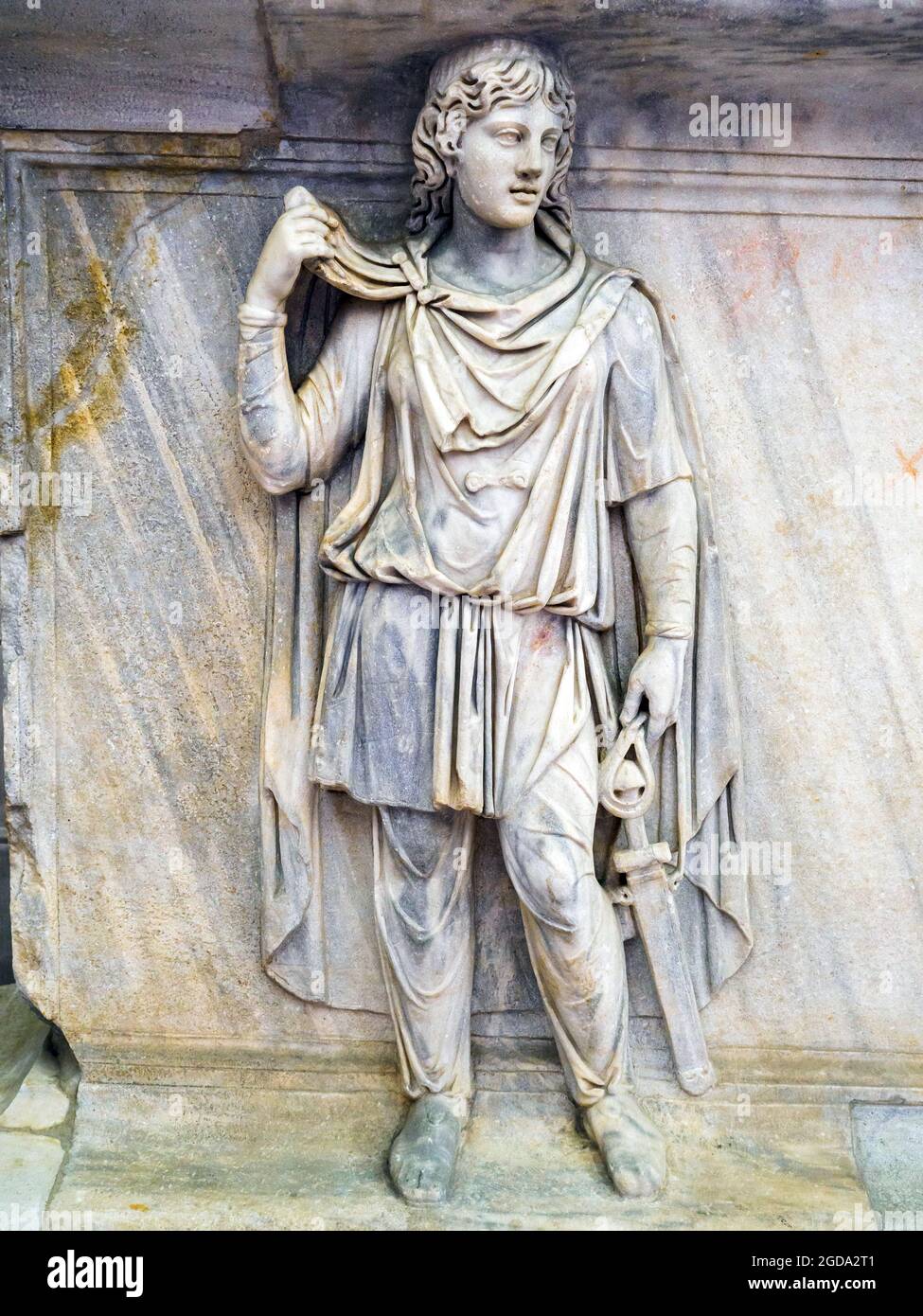 Marble relief with the representations of one of the Roman provinces ...