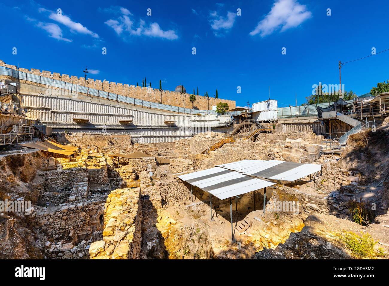 Jerusalem, Israel - October 13, 2017: King David Royal Quarter ...