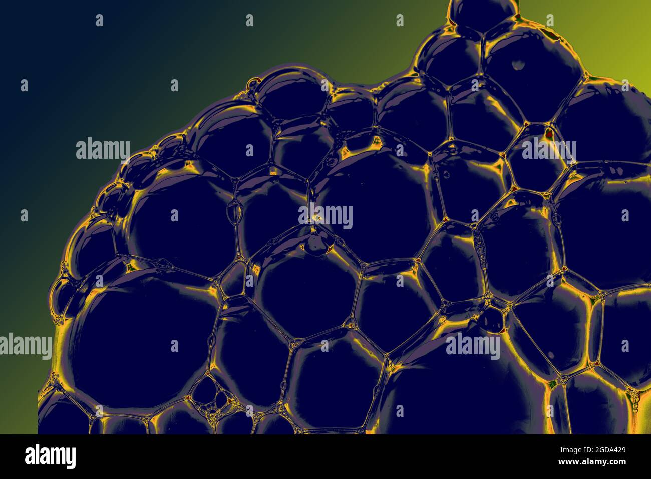 Colorful water bubles on water as abackground Stock Photo - Alamy