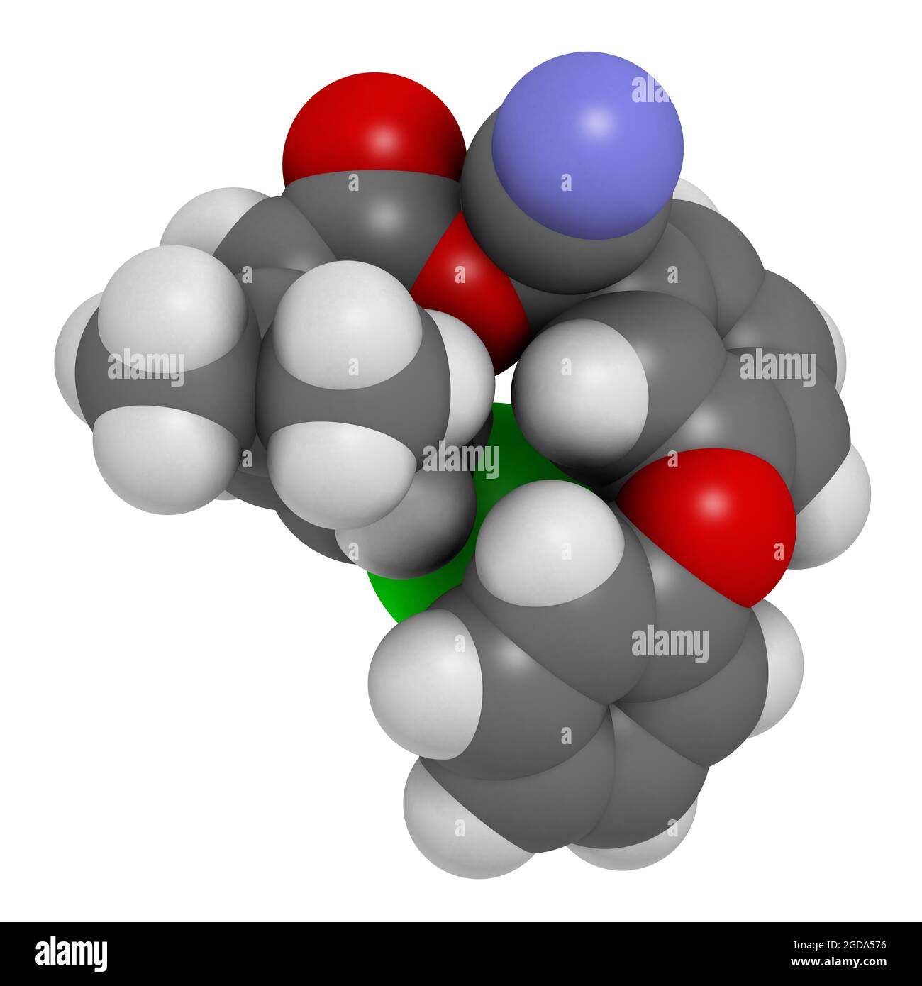 Cypermethrin insecticide molecule. 3D rendering Stock Photo - Alamy
