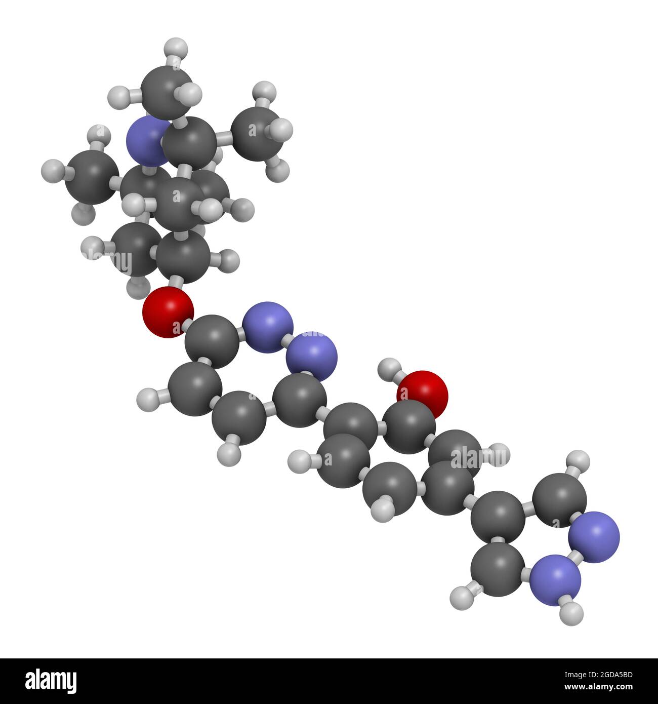 Branaplam SMA drug molecule. 3D rendering Stock Photo - Alamy