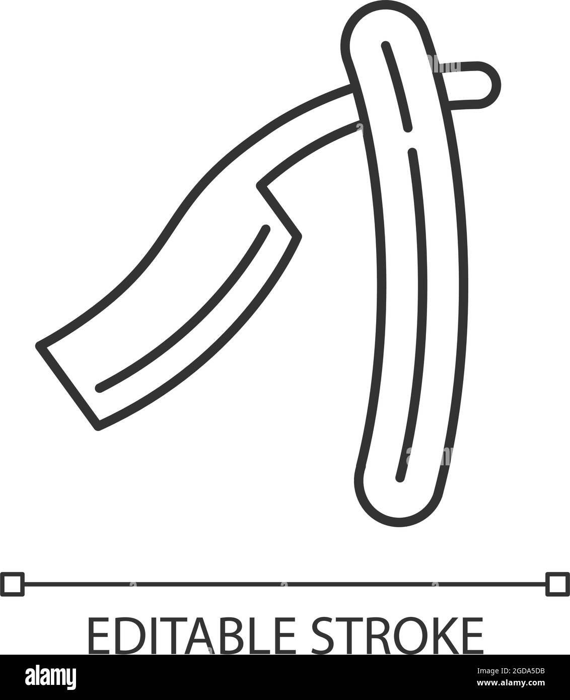 Old fashioned knife Black and White Stock Photos & Images - Alamy