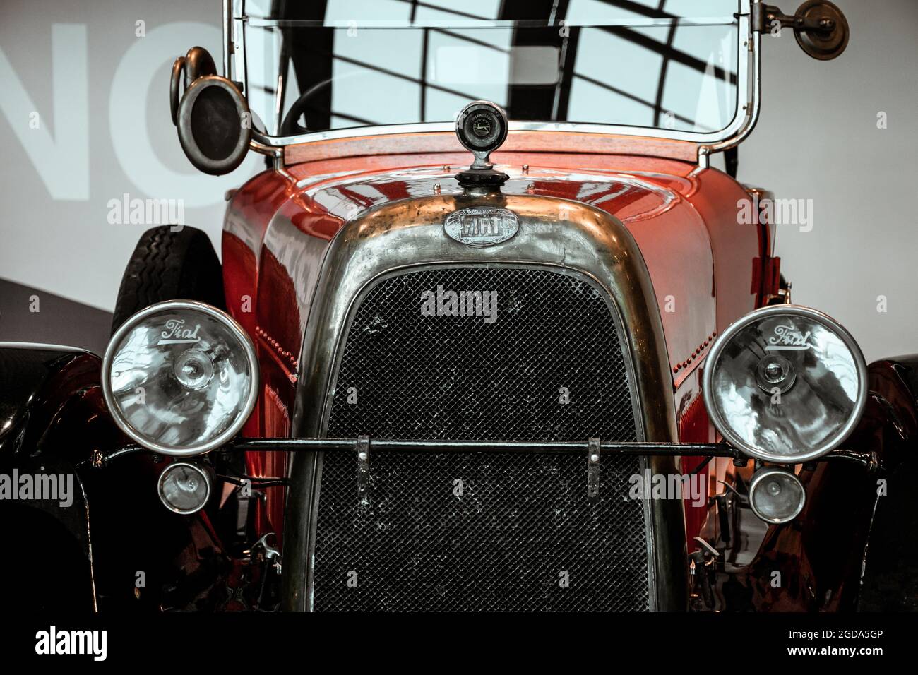 4 June 2019, Moscow, Russia: front view of italian car Fiat Valencia ...